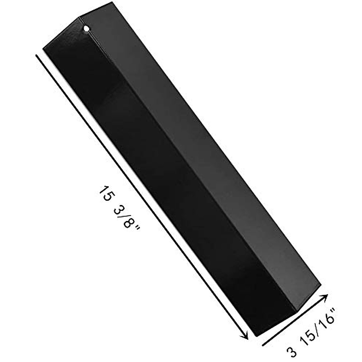 SafBbcue Grill Heat Plate Porcelain Steel Heat Shield for Brinkmann 810-3660-S 810-2512-S 810-2511-S (4 Pack)