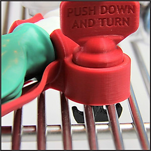 Veterinary Dental Table Mount for Non Rebreathing Circuits, Jackson Rees, SafeSigh, etc. (Royal Blue)