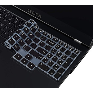 Keyboard Cover for Lenovo Legion Pro 7 7i 16" / Legion 5 5i Pro/Legion 5 5i 5p 5pi 7i 15.6" 17.3" Gaming Laptop/Legion Slim 7 7i 15.6 / IdeaPad 3 3i 15.6 Gaming, LOQ 15.6" 16" Protector -Black
