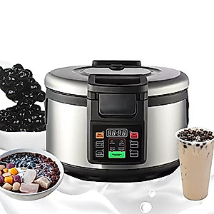 Mvckyi Commercial Tapioca Boba Maker Pearl Cooker, 16L Automatic Non-Stick Pearl Maker with Touchscreen, Boba Bubble Tea Cooker for Boba Tea Sago Pearl Milk Tea