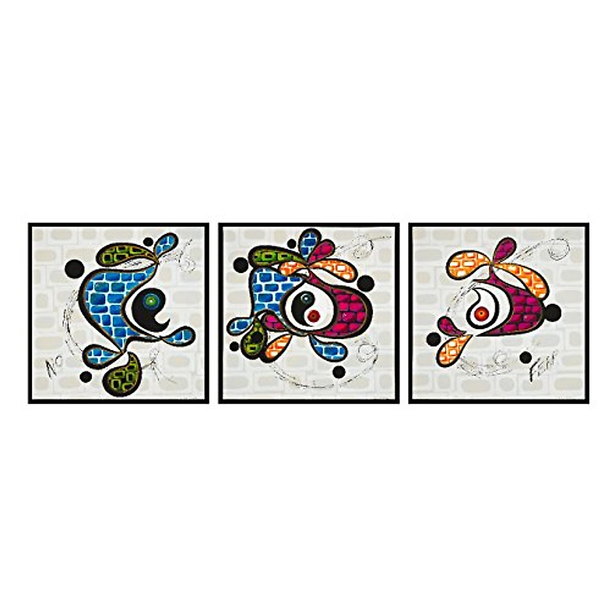 Diversity Three Original Paintings