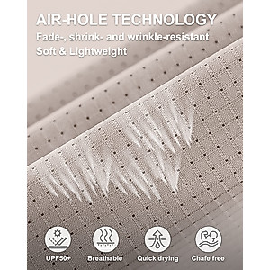 33,000ft Men's Long Sleeve Sun Protection Shirt UPF 50+ UV Quick Dry Cooling Fishing Shirts for Travel Safari Camping Hiking