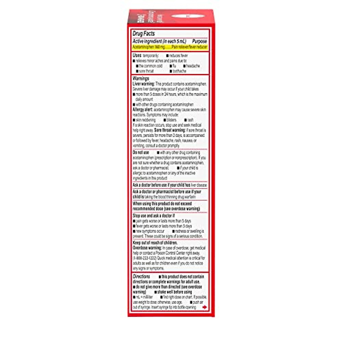 Infants' Tylenol Acetaminophen Liquid Medicine, Grape, 2 fl. oz