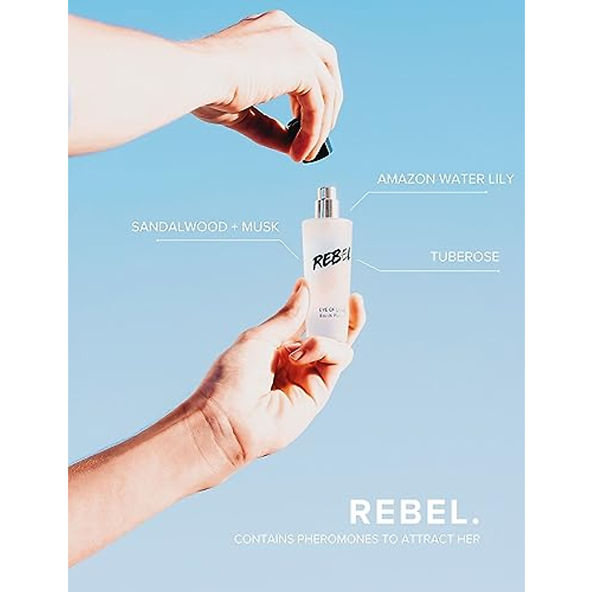 Eye of Love Rebel 30 mlPheromone Cologne for Men - Unlocks the captivating charm and confidence within you- Experience the power of pheromones