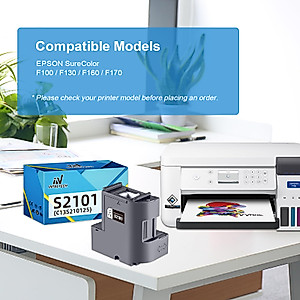 C13S210125 (S210125) Maintenance Box for Epson Surecolor SC-F170 SC-F100 SC-F130 SC-F160 Printer Waste Ink Tank 1-Pack