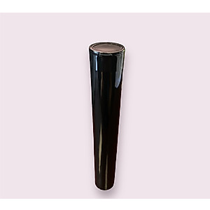 Evo Plastics 116mm Black Tubes- Pop Top Vials - 1000 Count