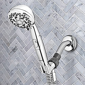 Waterpik High Pressure Hand Held Shower Head With Hose, Power Spray 6-Mode, Chrome VPT-643E