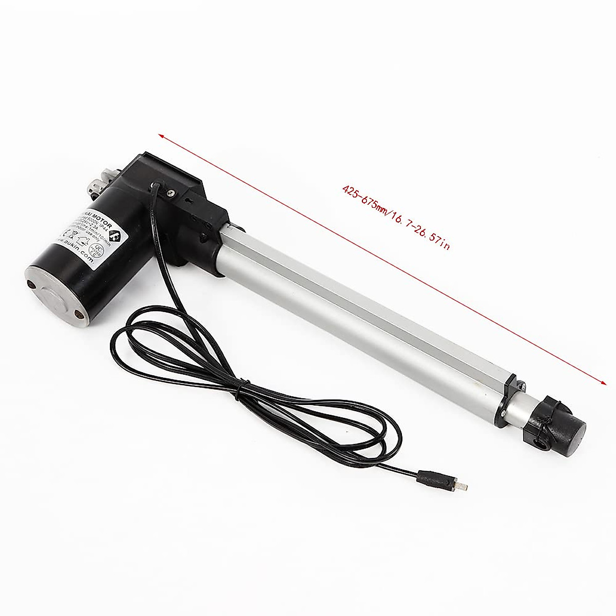 LEYSRIS 24VDC Electric Recliner Motor Replacement Kit, 1000 N Push 1000 N Pull 250mm Recliner Motor Linear Actuator for Recliner Lift Chair Linear Actuator Motor