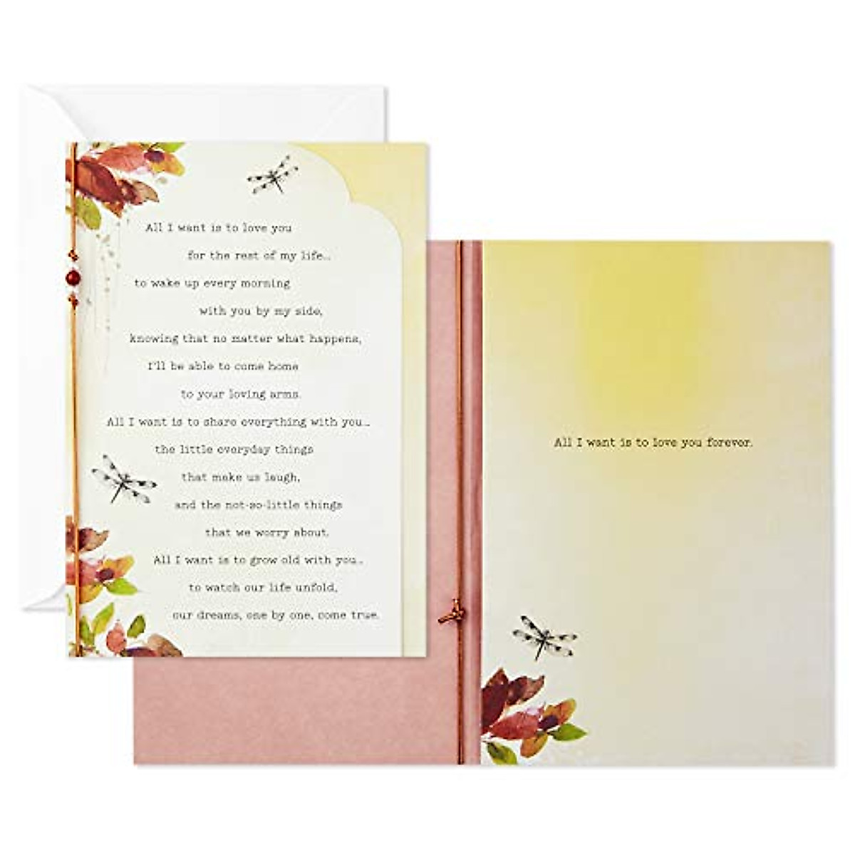 Hallmark Love Card or Anniversary Card (Love You For the Rest of My Life) (429RZB1325)