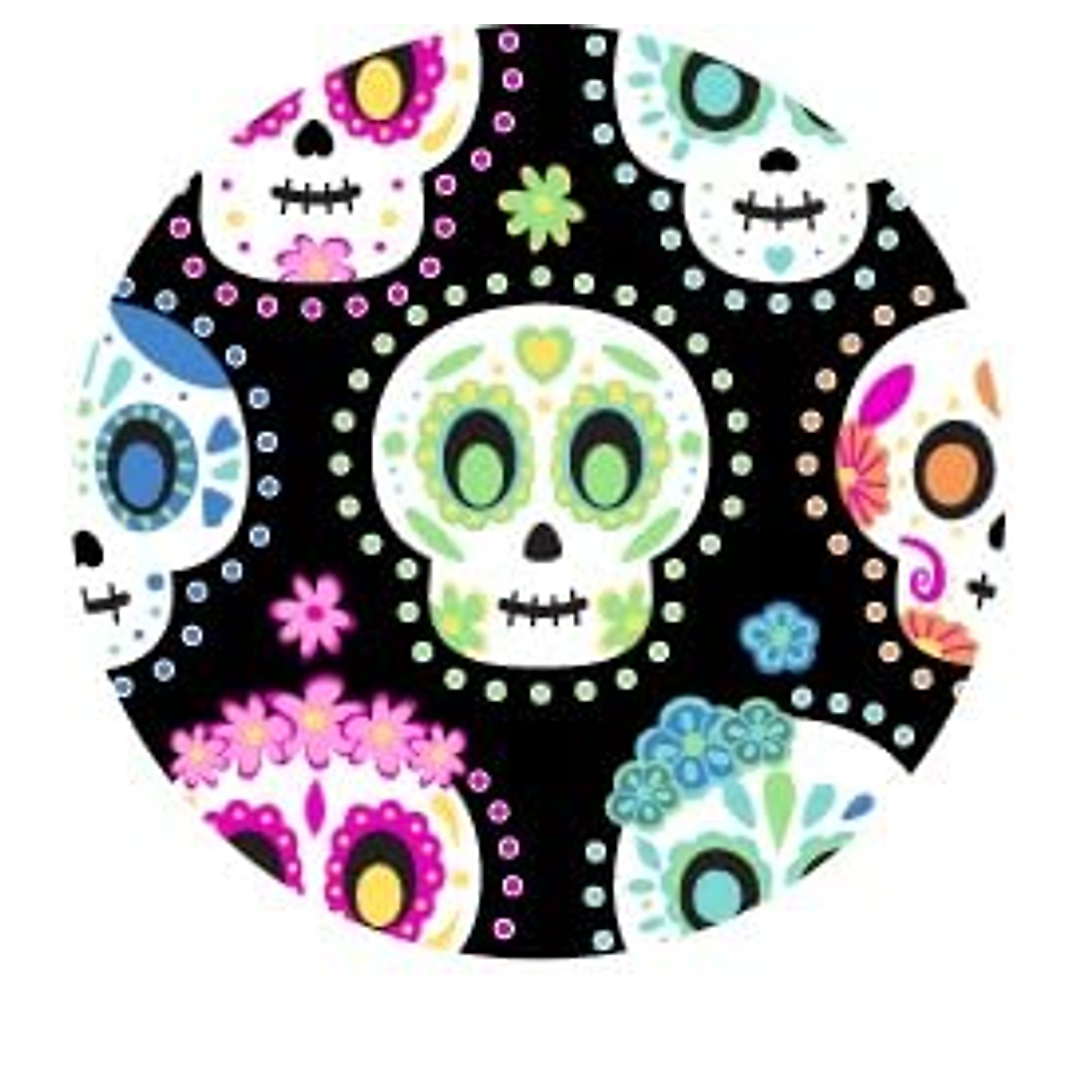 Swig Life 12oz Insulated Tumbler, Travel Coffee Tumbler with Lid, Cup Holder Friendly Travel Coffee Mug, Stainless Steel Thermos (Sugar Skulls)