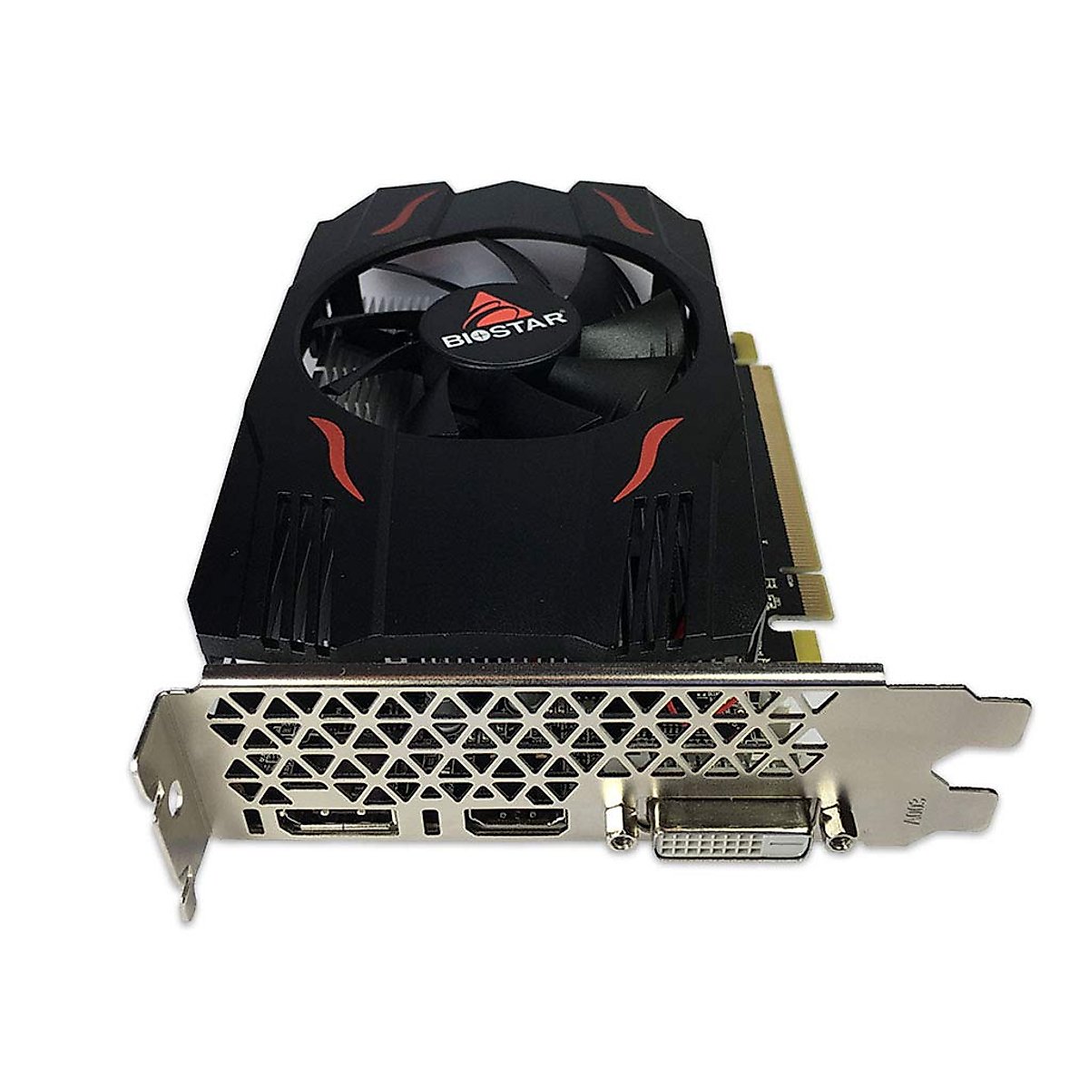 Biostar Radeon RX 550 4GB GDDR5 128-Bit DirectX 12 PCI Express 3.0 DVI-D Dual Link, HDMI, DisplayPort. Gaming Edition VA5515RF41-TBMRA-BS2