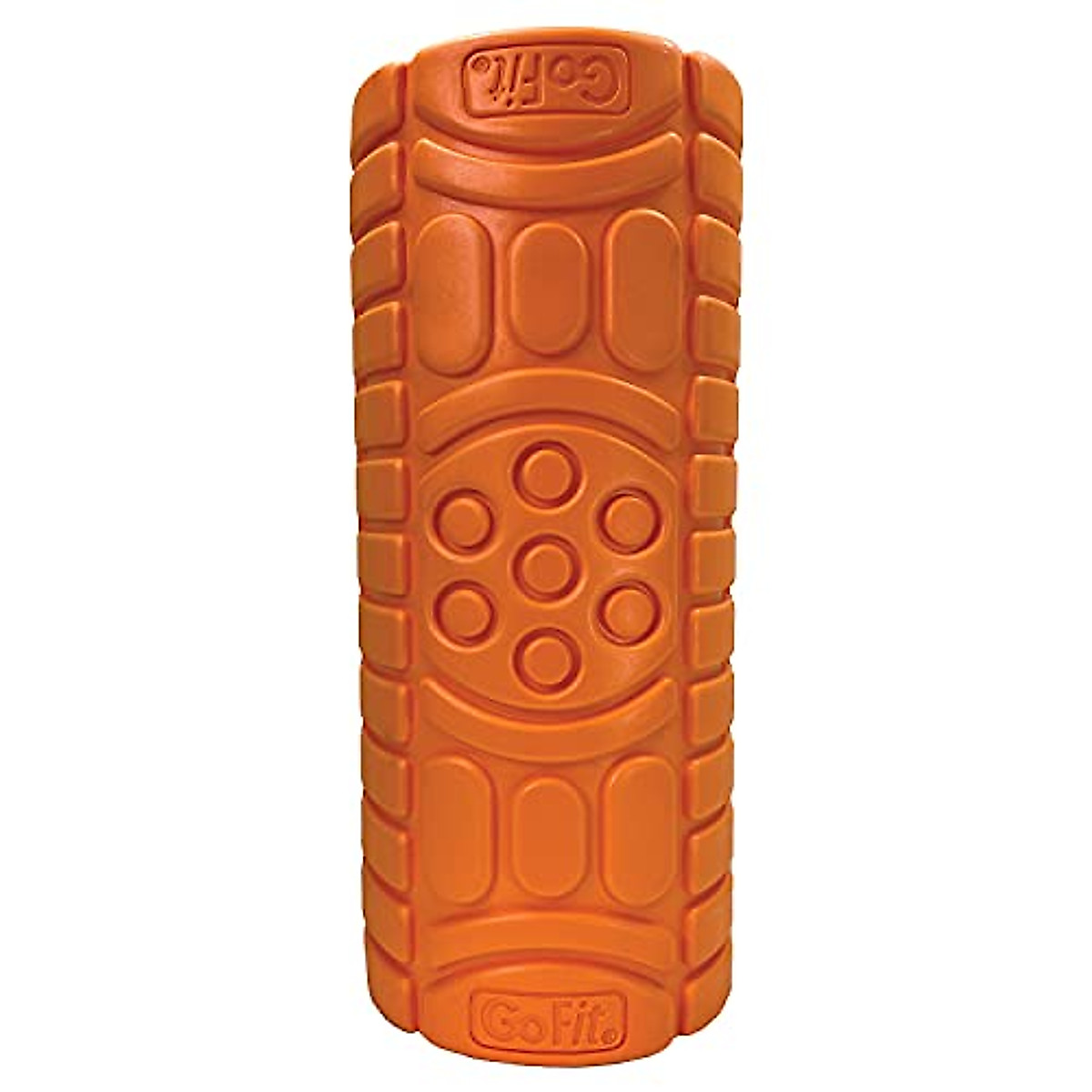 GoFit 13” Massage Go Roller - Massage Bar and Training Manual,Orange,GF-FR13-ORNG