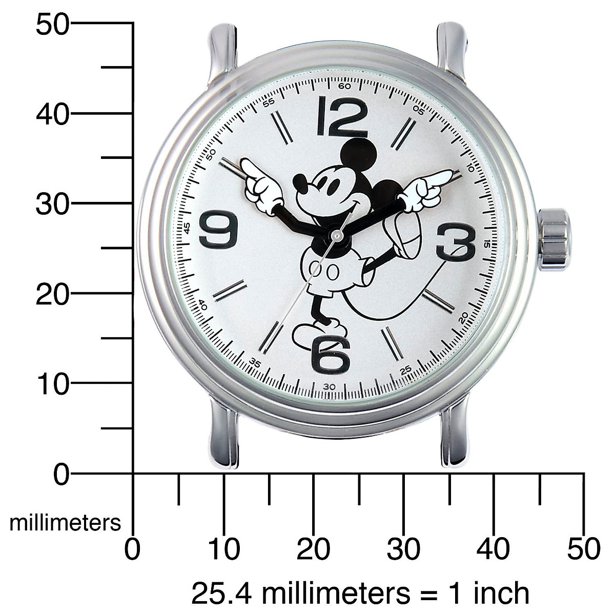 Disney Mickey Mouse Adult Vintage Articulating Hands Analog Quartz Watch