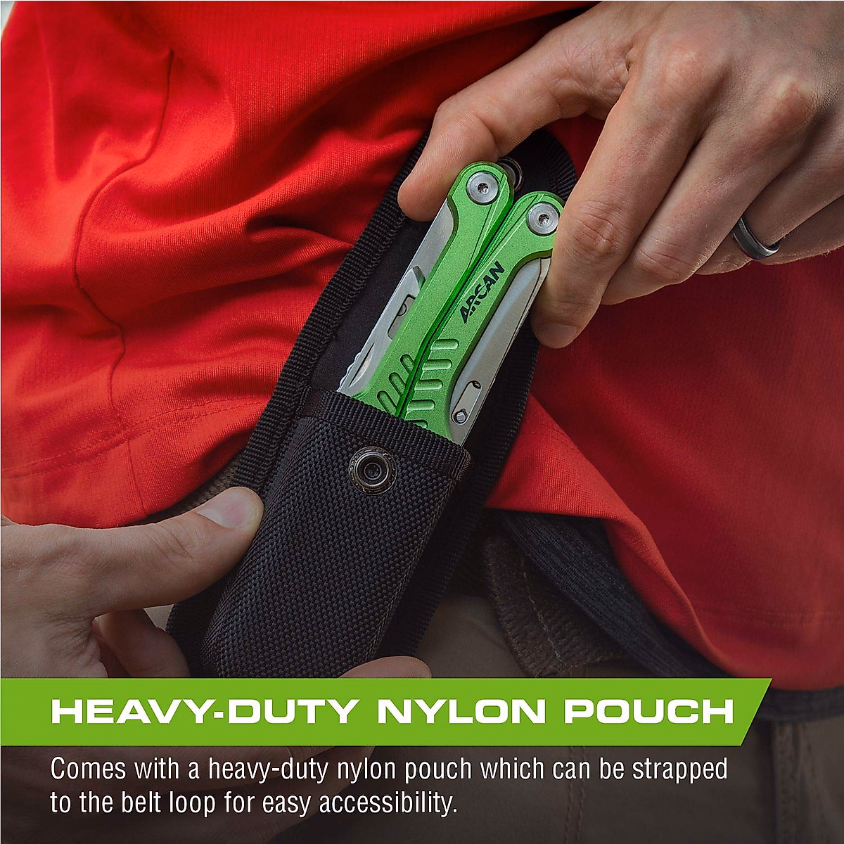 Arcan 12 in 1 Multitool with Nylon Sheath