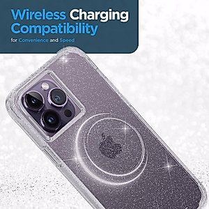 Case-Mate iPhone 14 Pro Max Case - Sheer Crystal [10FT Drop Protection] [Wireless Charging Compatible] Luxury Cover with Cute Bling Sparkle for iPhone 14 Pro Max 6.7", Anti-Scratch, Shock Absorbent