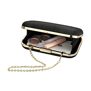 Savatano gold clutch,gold clutch purses for women evening wedding cocktail party evening bag shoulder crossbody handbag
