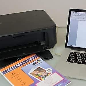 PPD 20 Inkjet Printable Greeting Cards A4 Pre-Scored to A5 260gsm Gloss Inc Envelopes PPD-51-ENV-20