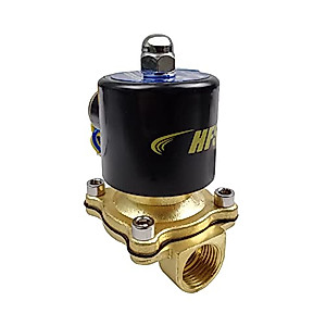 HFS (R) N/C Electric Solenoid Valve for Water Air Gas (12V DC 1/2IN NPT)