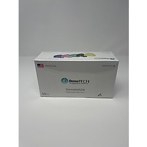 DEMETECH ASTM Level 3 Protective 3-Layer Face Mask, Ear-Loop Style, Adult Mask, 50 Pack, Variety Pack