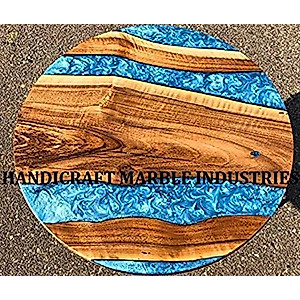 Epoxy Table, Live Edge Wooden Table, Epoxy Resin River Table, Natural Wood,Dining table, Natural Epoxy Table, Resin Table