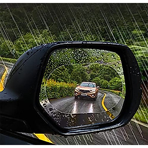 Car Rearview Mirror Waterproof Film - 6 Pieces Side Mirror Film Anti Fog Film for Car Rainproof Mirror Window Film Transparent Nano-Coated Protective Sticker for Cars Trucks Bus Side Windows