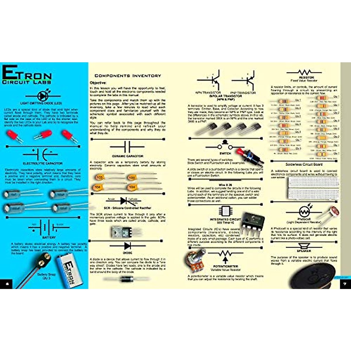 Intro to Electronics Book & Complete Component Kit STEM Compliant 40 Projects