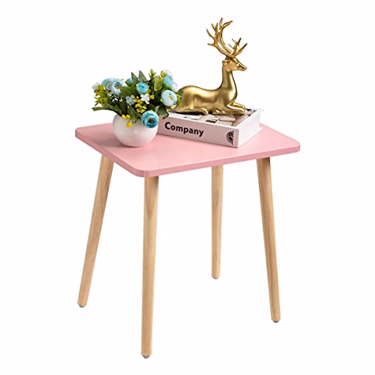 FORAOFUR Side Table, Small End Table Accent Table Living Room Bedroom Balcony Office, Modern Side Table Bedside Table Home Decor, Easy Assembly