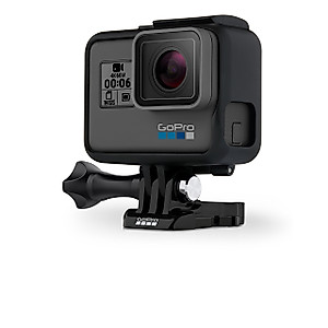 GoPro HERO6 Black — Waterproof Digital Action Camera for Travel with Touch Screen 4K HD Video 12MP Photos