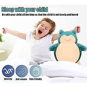 Reinbow 19.6 Inch Jumbo Plush Anime Pillow Toy, Oversize Super-Soft Plushies Stuffed Doll for Kids Adults, Birthday Christmas Easter Gift