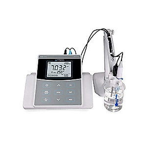 Apera Instruments PH820 Benchtop pH Meter Kit with ±0.002 pH Accuracy & 5-Point Auto. Calibration