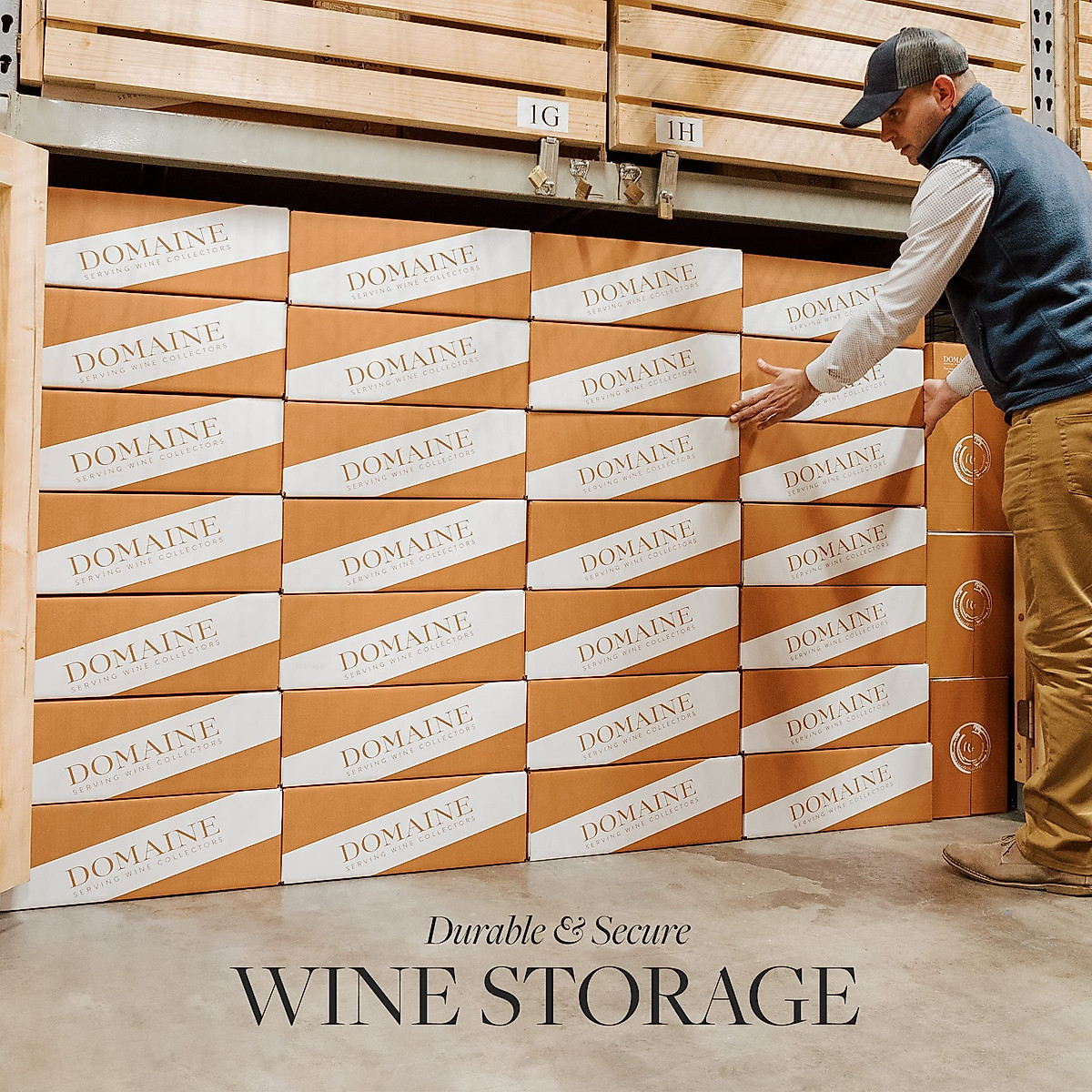 12-Bottle Layflat Wine Storage Box (Qty: 5 Boxes) | Domaine Wine Storage | Stores 12 Bottles | Bundle Options Available | Pre-Cut Inserts Included