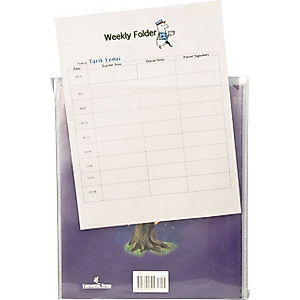 Student Take-Home Envelopes - 12 Plastic envelopes.