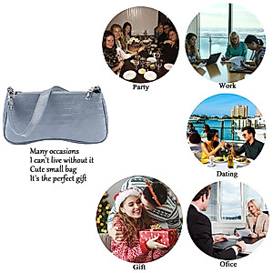 Scioltoo Clutch Purses Classic Evening Bag with Zipper Closure for Women CasualFashion Purses Handbags Evening Bag Mini Crossbody Handbags Blue