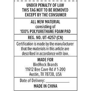 BIRDROCK HOME Lap Desk with Pillow Cushion | Tablet Slot | Fits Laptops Up to 15" | Tablets Up to 9.6" | Tropical Grey Pattern | Laptop Stand Accessories | Work from Home