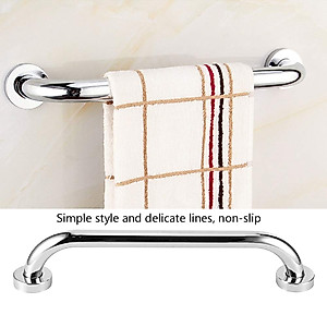 CHICIRIS Bathtub Hand Bar, Easy Installation Children 42.5cm/16.7in Bathtub Safety Rail, Plated Kitchen Handicap for Batht Shower Handrail Bedroom