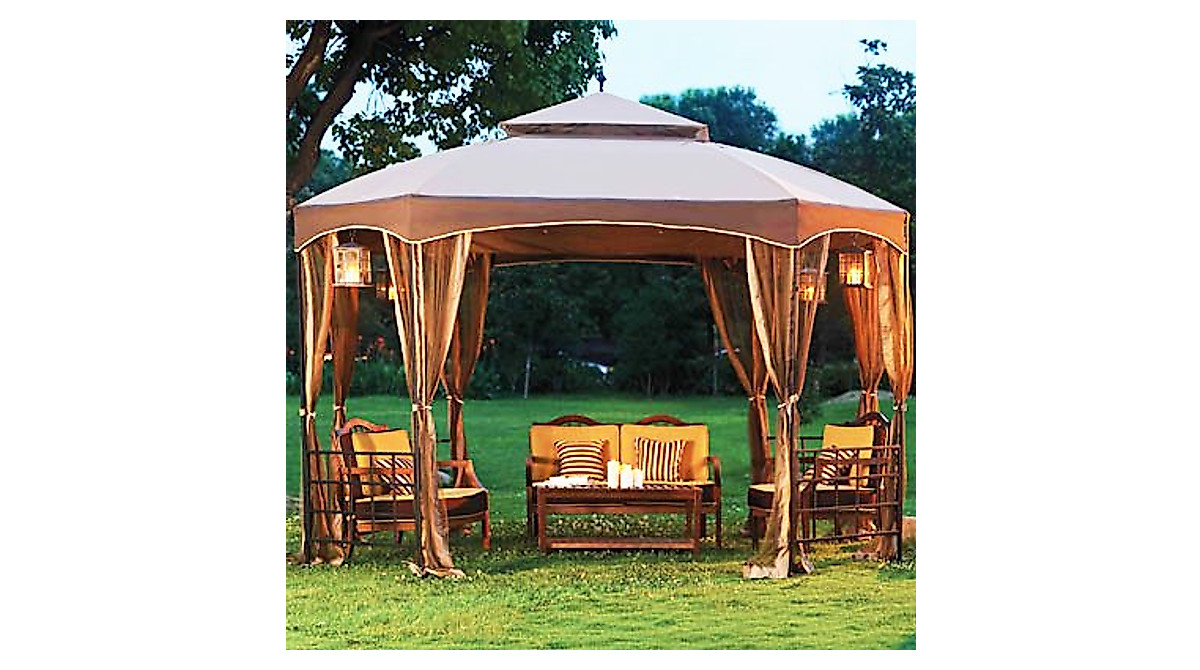 Garden Winds Sienna Octagon Gazebo Canopy Replacement - UV & Water ...