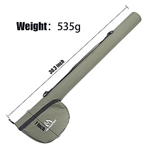 Maxcatch Premier Fly Fishing Rod with Avid Fly Reel (Includes Rod case) 3/4,5/6,7/8wt (Model03, 8'6'' 4wt Rod+3/4wt Reel)