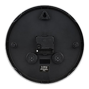 La Crosse Clock 404-2626 10-in. Nash Analog Quartz Wall Clock