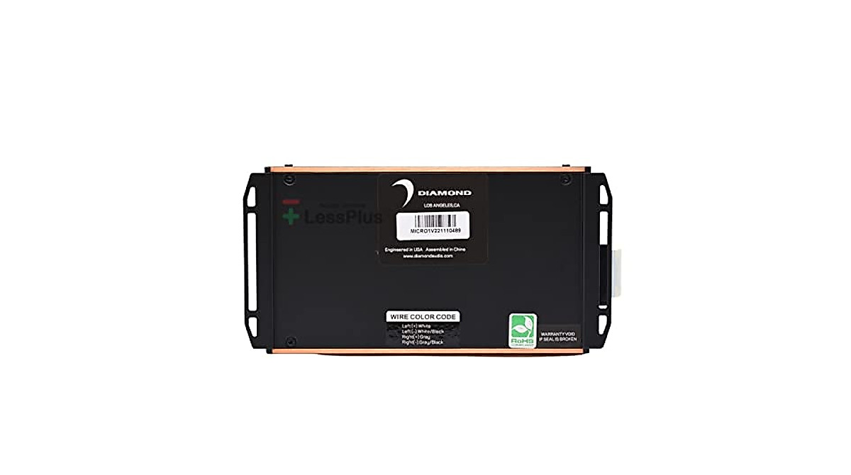 Diamond Audio MICRO1V2 500W Monoblock Amplifier for Motorcycle Audio