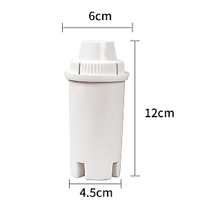 WuYan Replacement Water Filter, Compatible with Brita Pitcher Filter Standards Grand,Lake,Capri,Wave Classic 35557,OB03,Mavea 10700 (6 Pack)