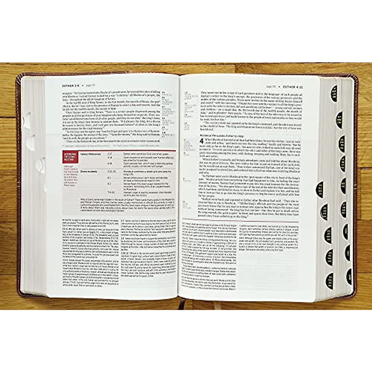 NIV, Life Application Study Bible, Third Edition, Leathersoft, Brown, Red Letter, Thumb Indexed