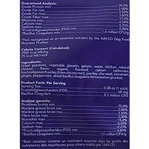 Get Naked Grain Free 1 Pouch 6.2 Oz Digestive Health Dental Chew Sticks, Small