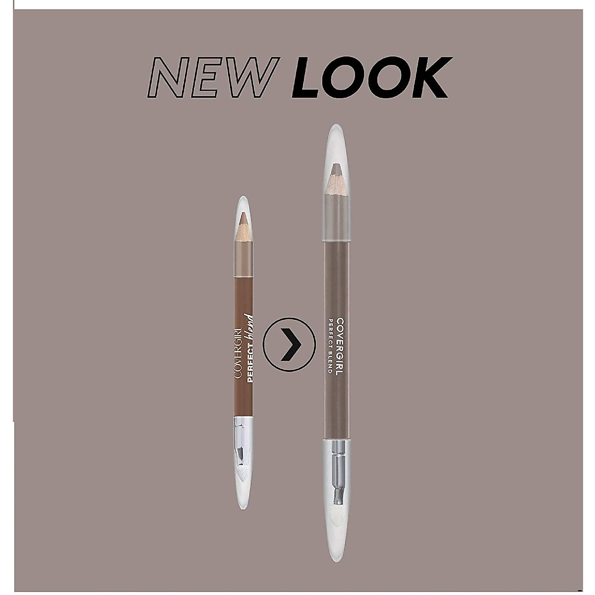 COVERGIRL Perfect Blend Eyeliner Pencil, Charcoal 105, 0.03 Fl Oz, 2 Count