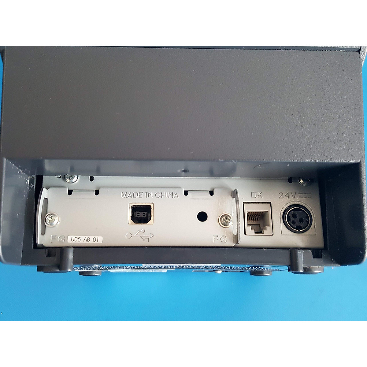 Epson TM-T88IV Model M129H - Dark Gray POS Thermal Receipt Printer USB Port with Epson PS-180 Power Supply & 3 Rolls of Receipt Paper - (Renewed)