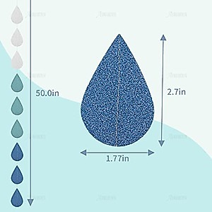 AUEAR, Raindrop Garland Paper Garland for Birthday Wedding Backdrop Party Hanging Decoration (9 Pack)