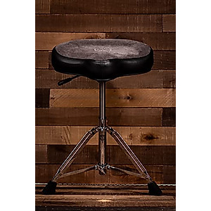 ROC-N-SOC Nitro Gas Drum Throne with Original Saddle - Grey