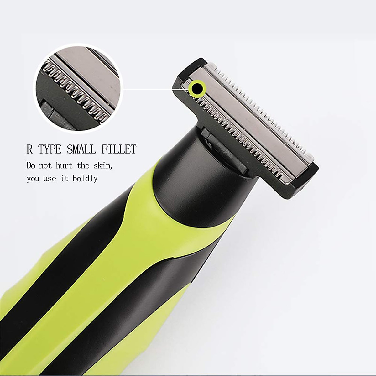 INVODA Electric Shaver for Men Rechargeable Razors Face and Body One Blade Trimmer Waterproof Wet & Dry