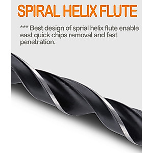 Brad Point Woodworking 60Pcs Drill Bit Set Drill for Hardwood Softwood