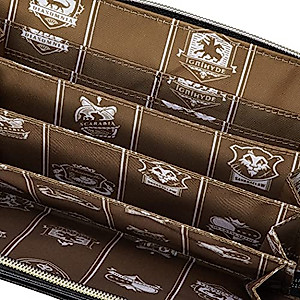 Disney Twisted Wonderland 0130 Women's Shoulder Bag, Mini Bag, Crossbody Bag, Water Repellent, Synthetic Leather, Lightweight, Small, Logo, Multi-functional, Smartphone, Black (MTW-147)