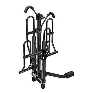 Pro-Series 63134 Q-Slot 2 Black 2-Bike Hitch Mounted Bike Carrier